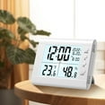 Digital Alarm Clock - 4.33x3.62x0.94in LED Electronic Clock with Snooze ...