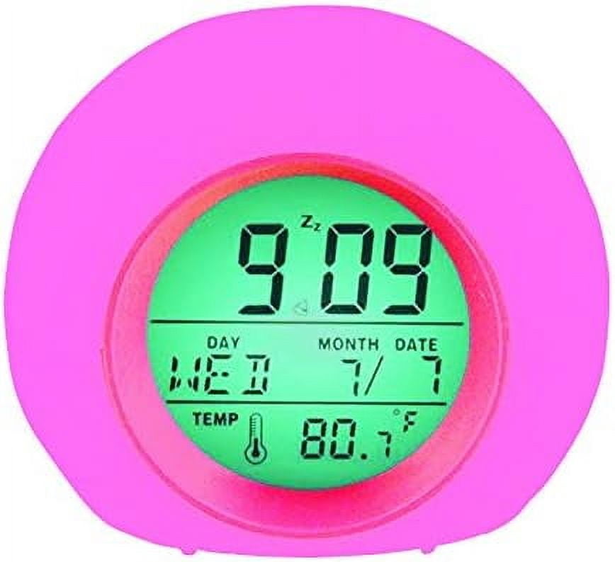 Digital Alarm Clock, 8 Ringing Tones, Multi Function Display, Battery ...