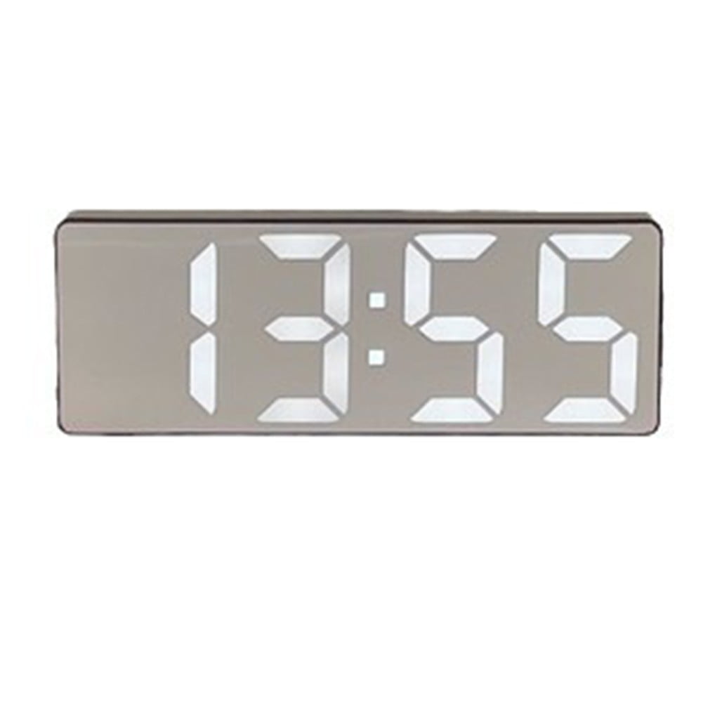 Digital Alarm Clock for Bedrooms Bedside - Plug in Electric Clock Large ...