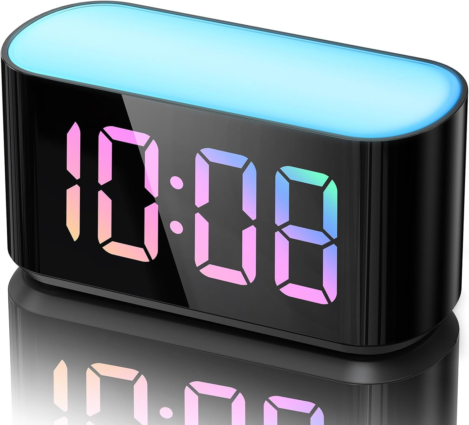 Digital Alarm Clock for Bedrooms - Large Display Easy to Read Across ...