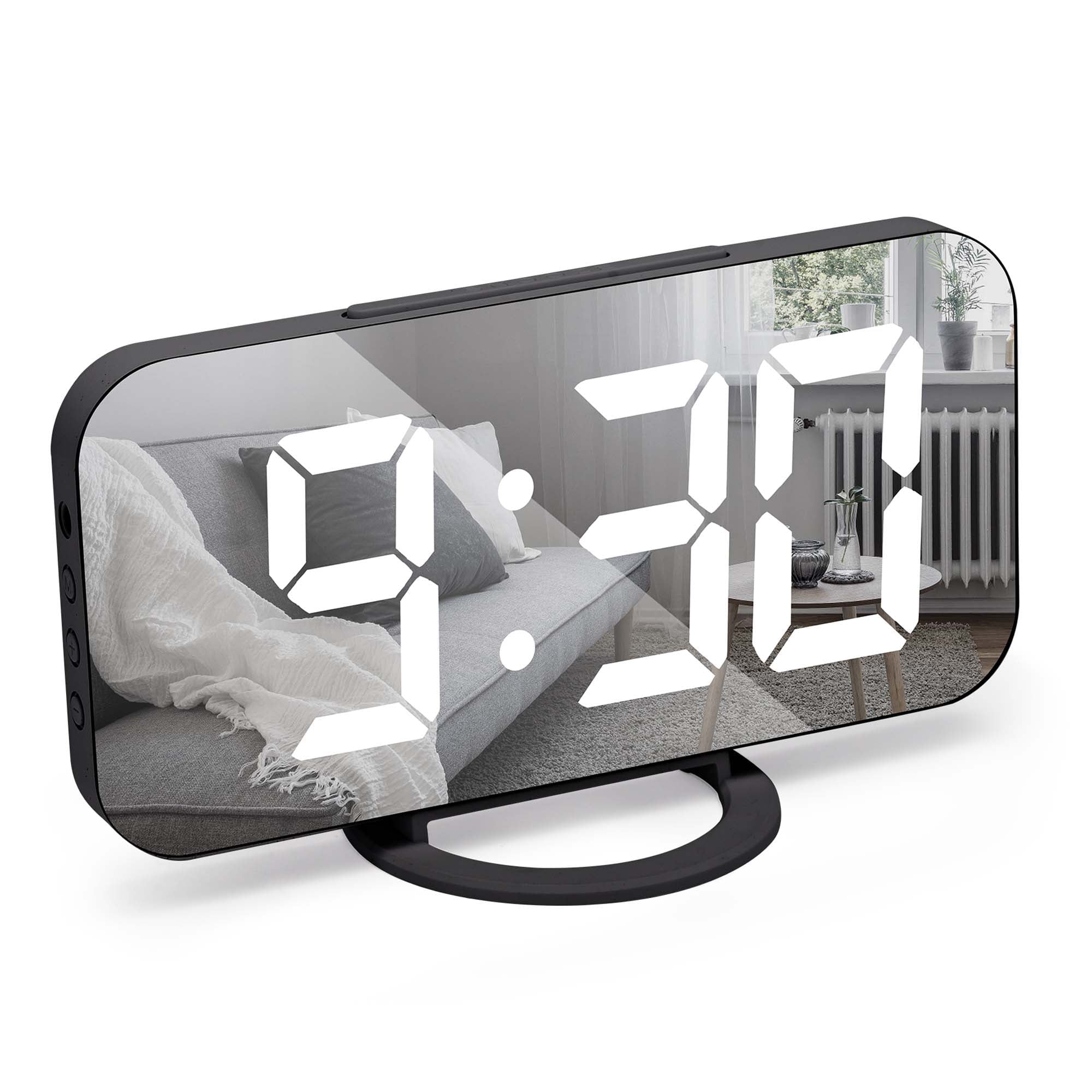 Digital Alarm Clock, Digital Clock Large Display Number, LED Electric ...