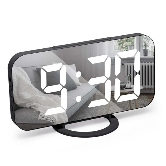 Digital Alarm Clock, Digital Clock Large Display Number, LED Electric ...
