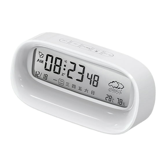 Digital Alarm Clock Desk Clock for Living Room Bedroom with Led Display ...