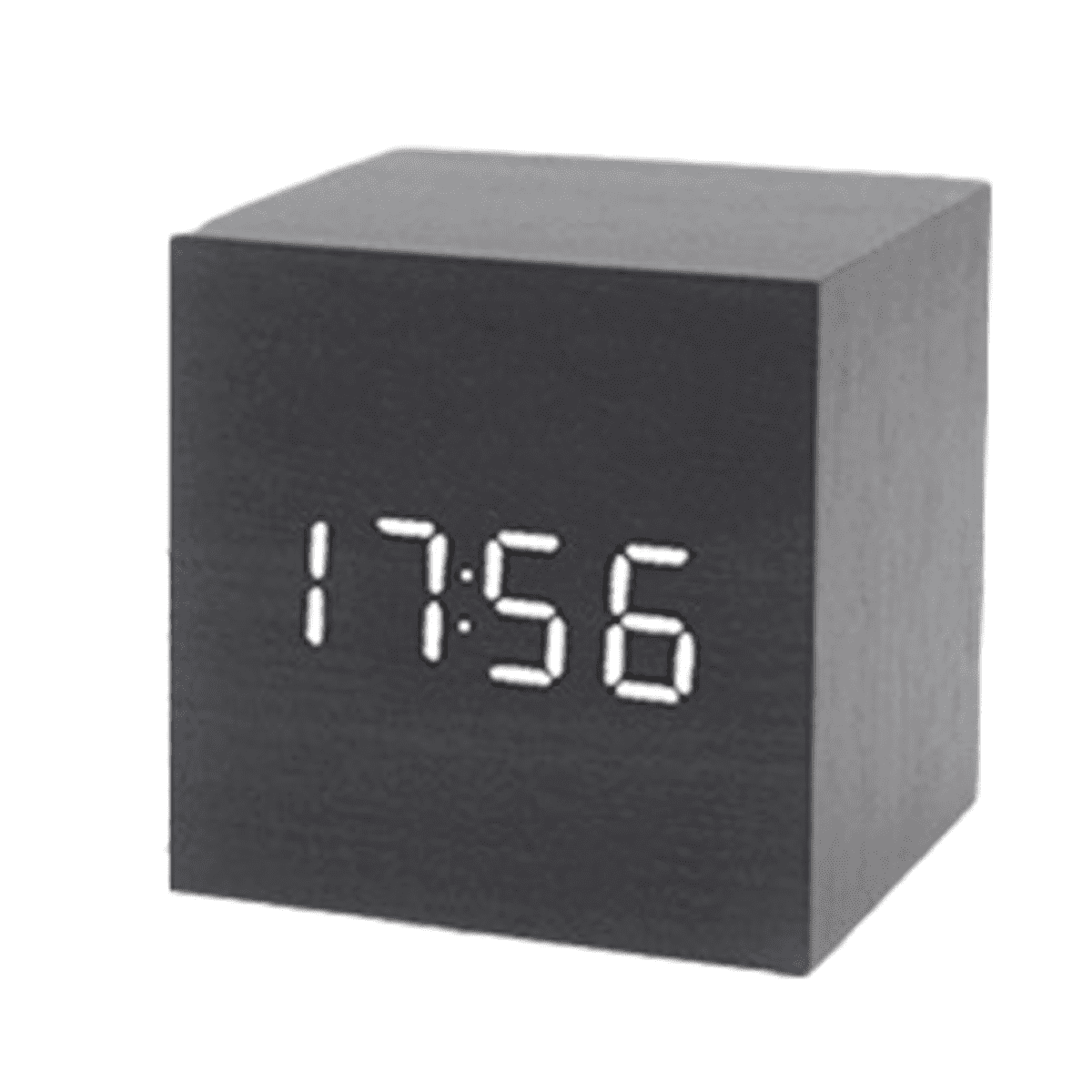 Digital Alarm Clock, Electronic LED Time Display, Dual Alarm, Cubic ...