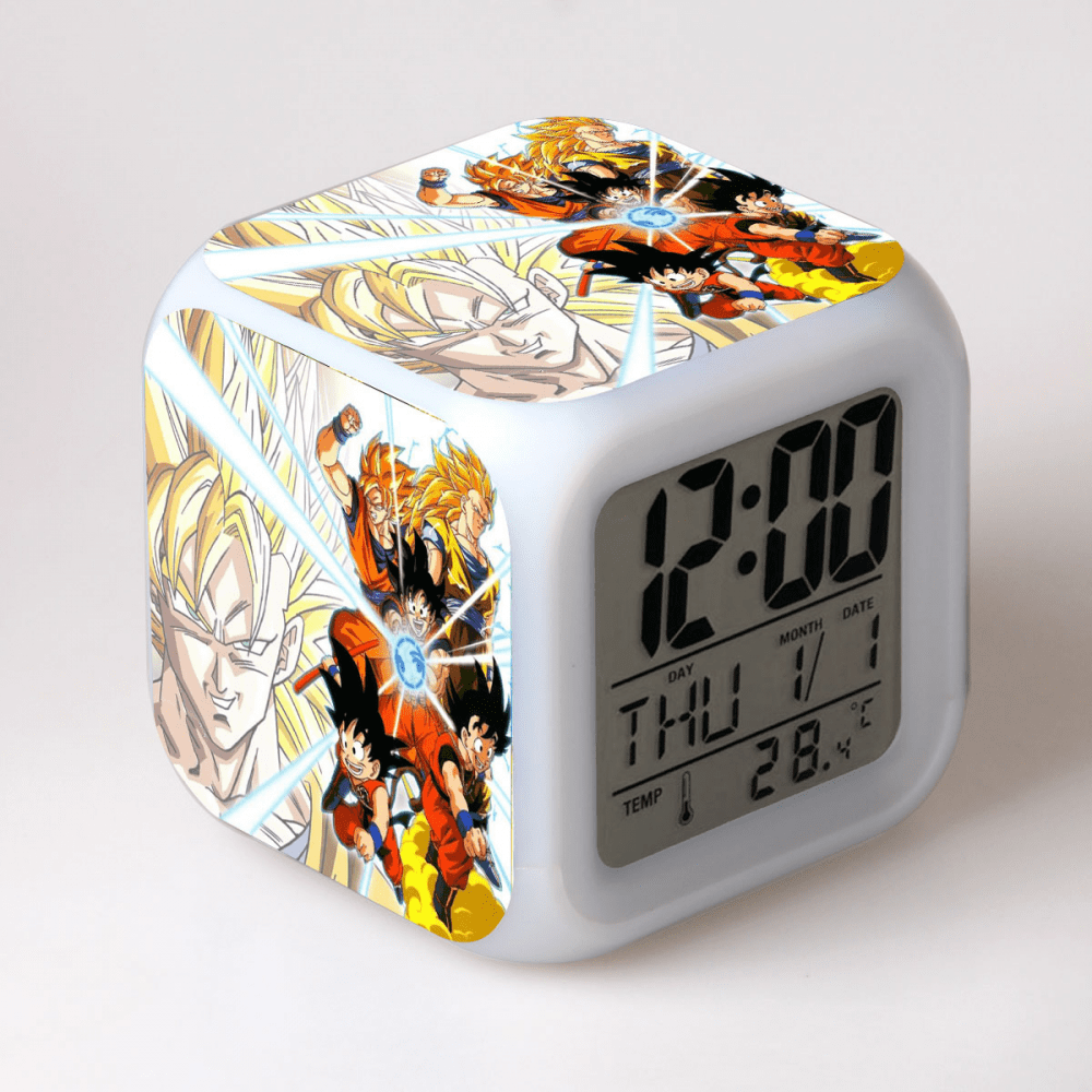 Penngyun Digital Alarm Clock for Kids, Cartoon Dragon Ball Pattern 7 ...