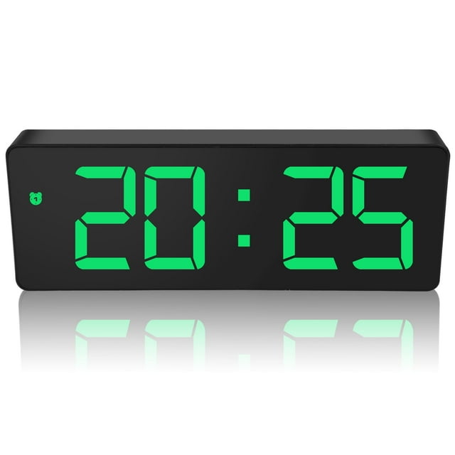 Digital Alarm Clock, Large LED Display Big Number Alarm Clock for ...