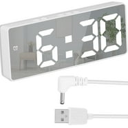 ORIA Digital Alarm Clock for Bedrooms, LED Clock Large Numbers, Easy to ...