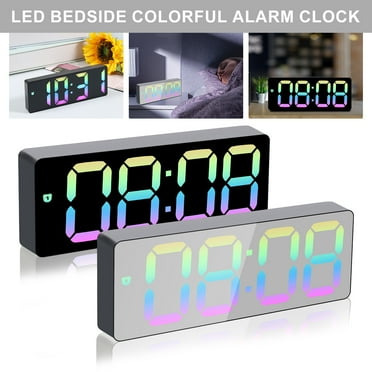 ORIA Digital Alarm Clock for Bedrooms, LED Clock Large Numbers, Easy to ...