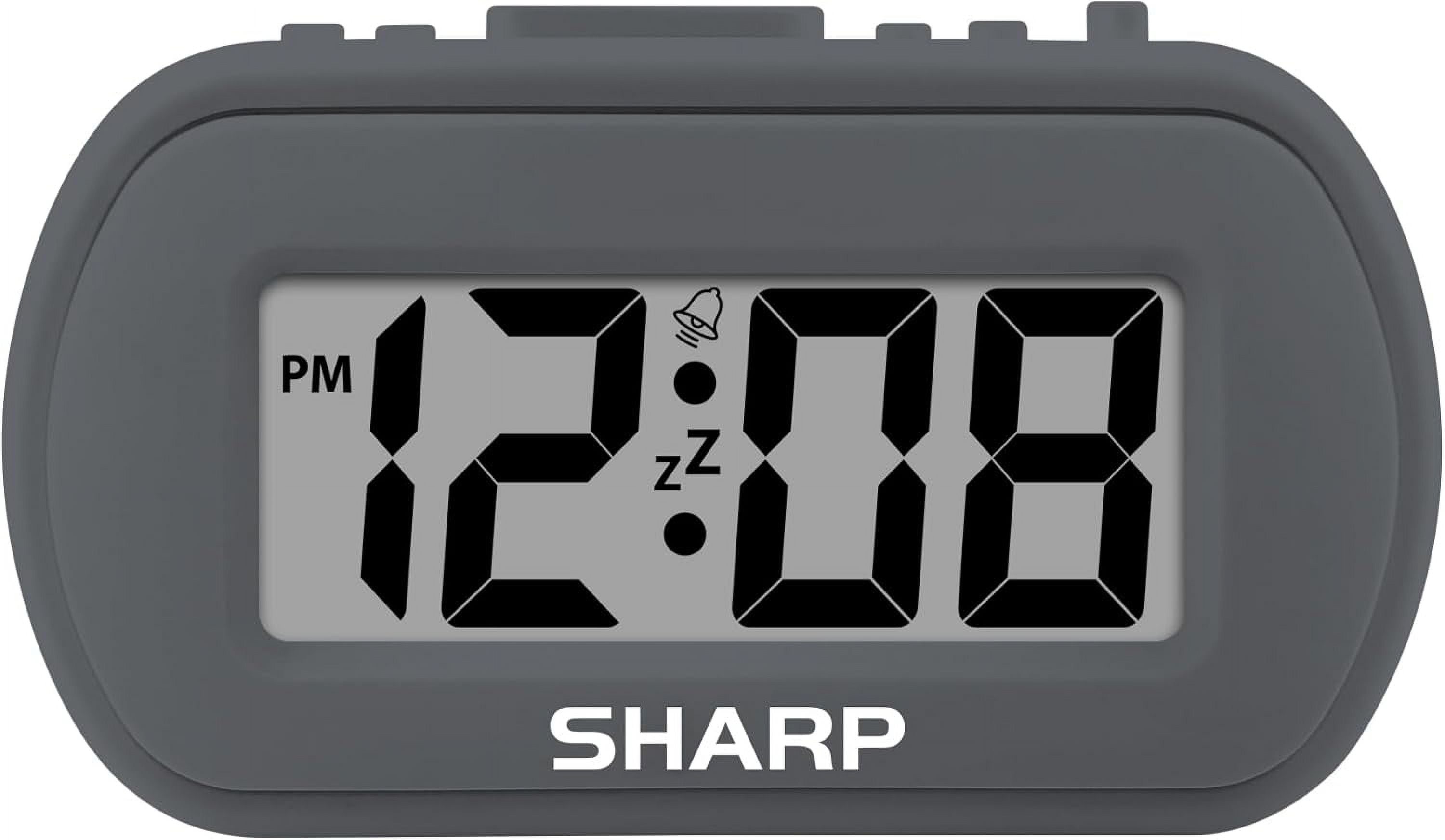 Digital Alarm Clock – Tactile Plastic Case with Soft Rubberized Finish ...