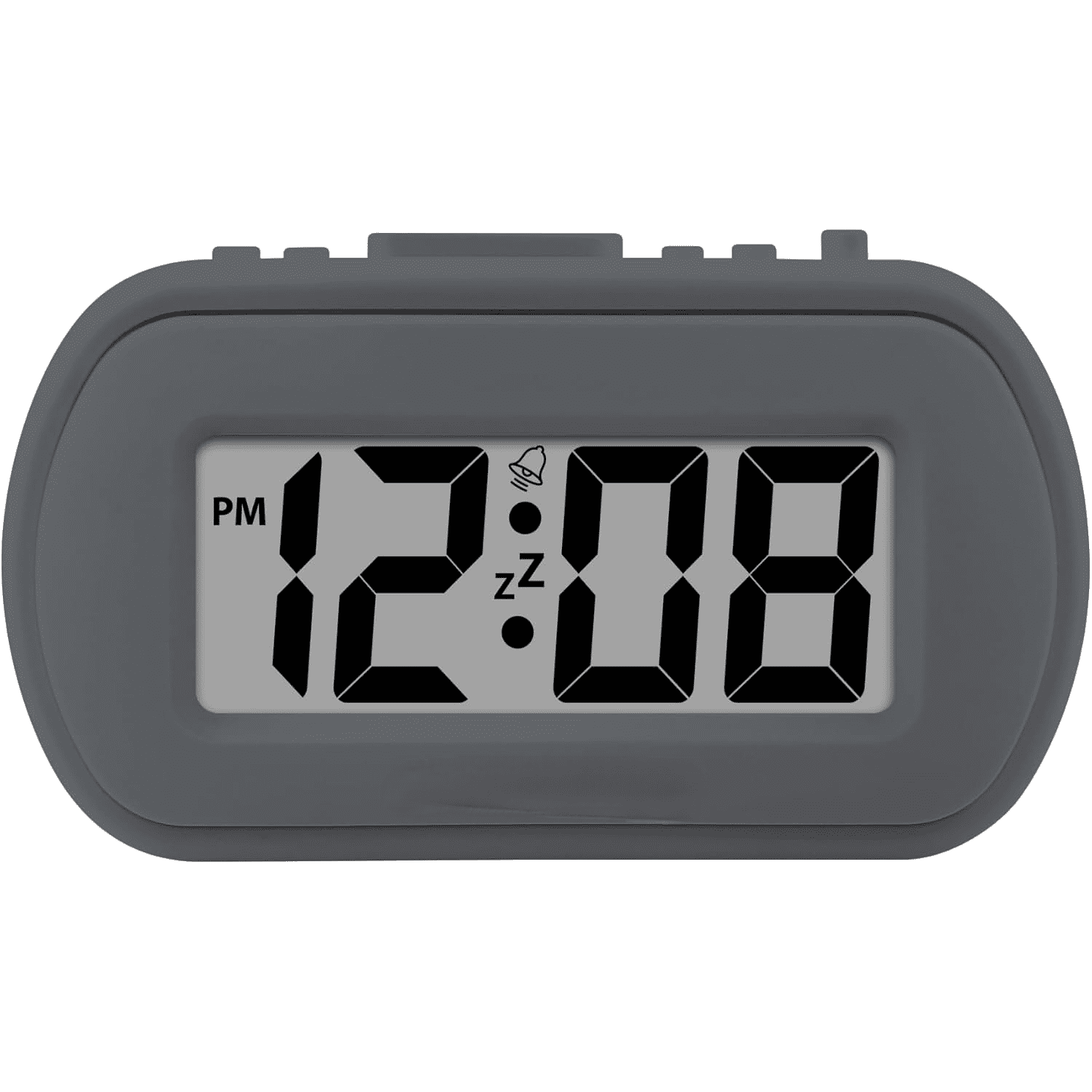 Digital Alarm Clock – Tactile Plastic Case with Soft Rubberized Finish ...