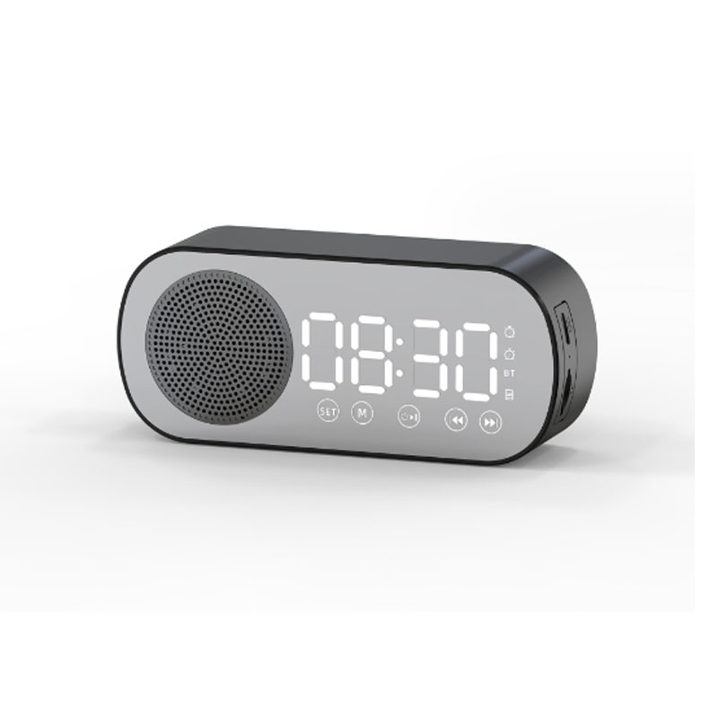 Digital Alarm Clock Wireless Bluetooth Speaker Support TF FM Radio ...