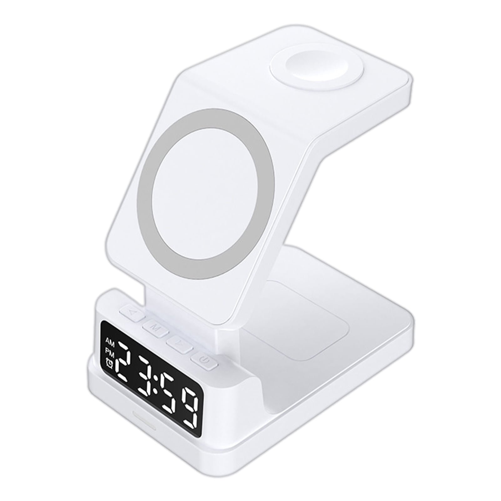 Digital Alarm Clock with Wireless Charging, 15W Phone Charger Station ...