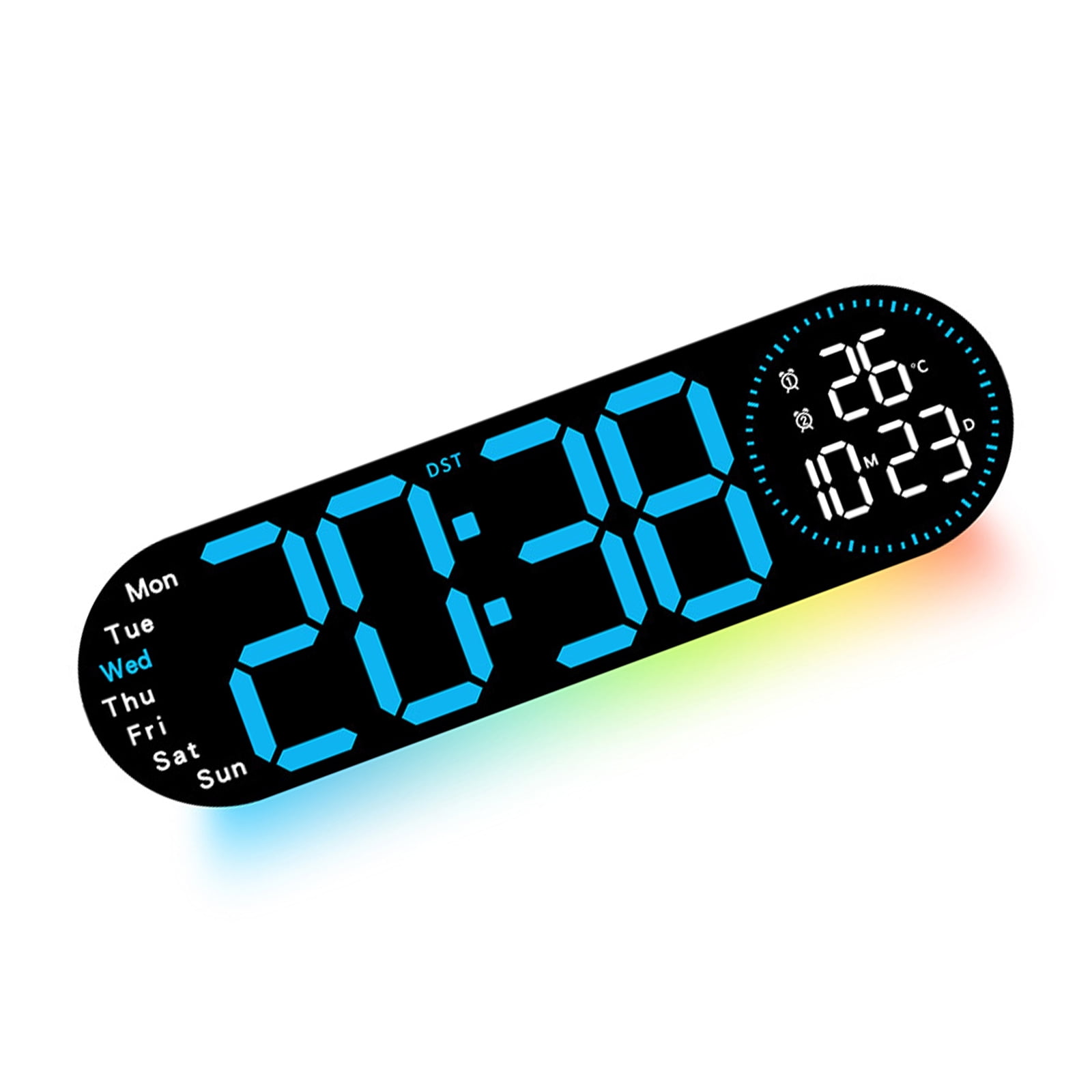 Digital Alarm Clock With LED Display Digital Alarm Clock Adjustable ...