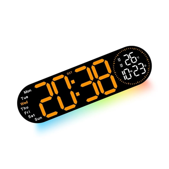 Digital Alarm Clock With LED Display Digital Alarm Clock Adjustable ...