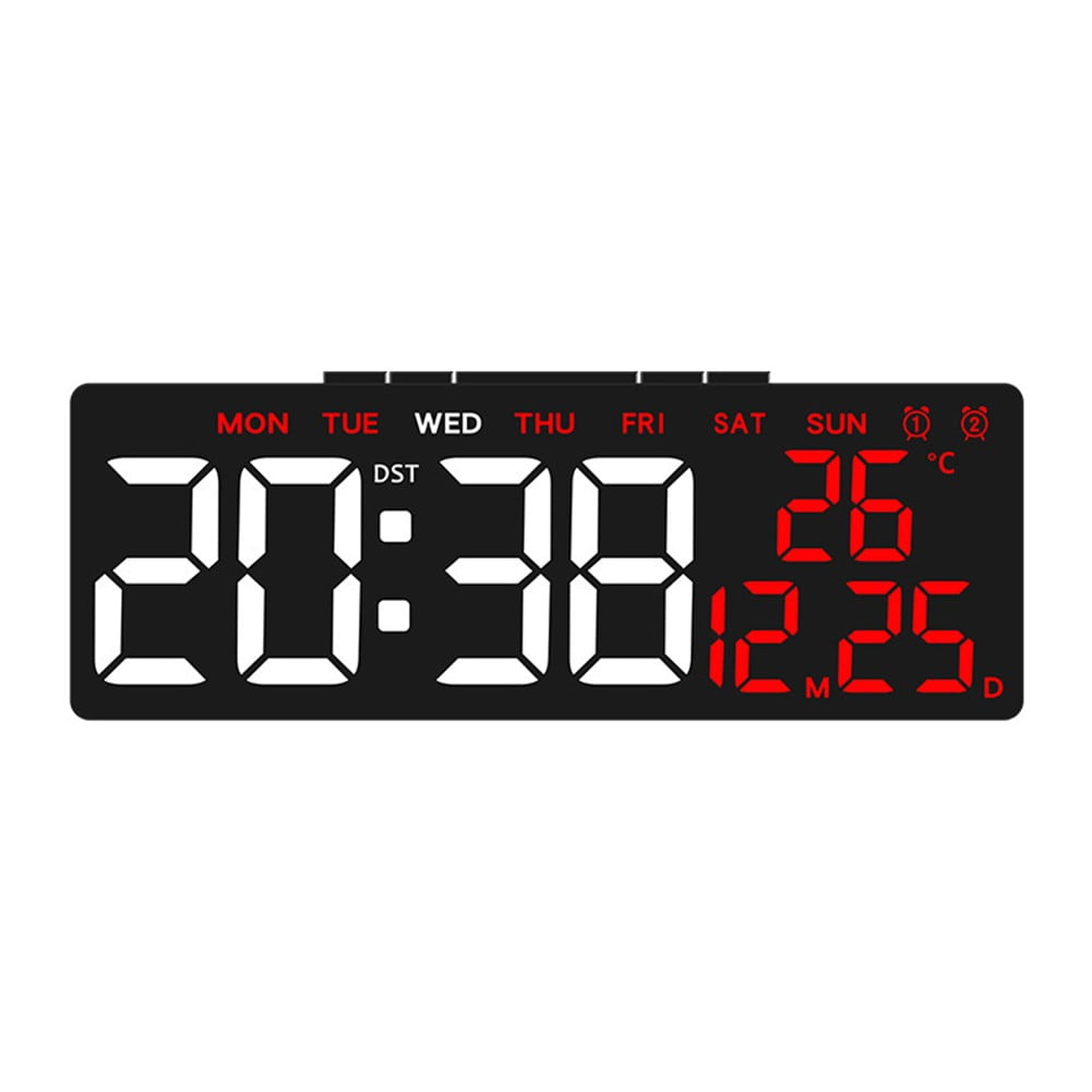 Digital Alarm Clock With Usb Power Dual Alarms And Countdown Timer Adjustable Brightness For ...