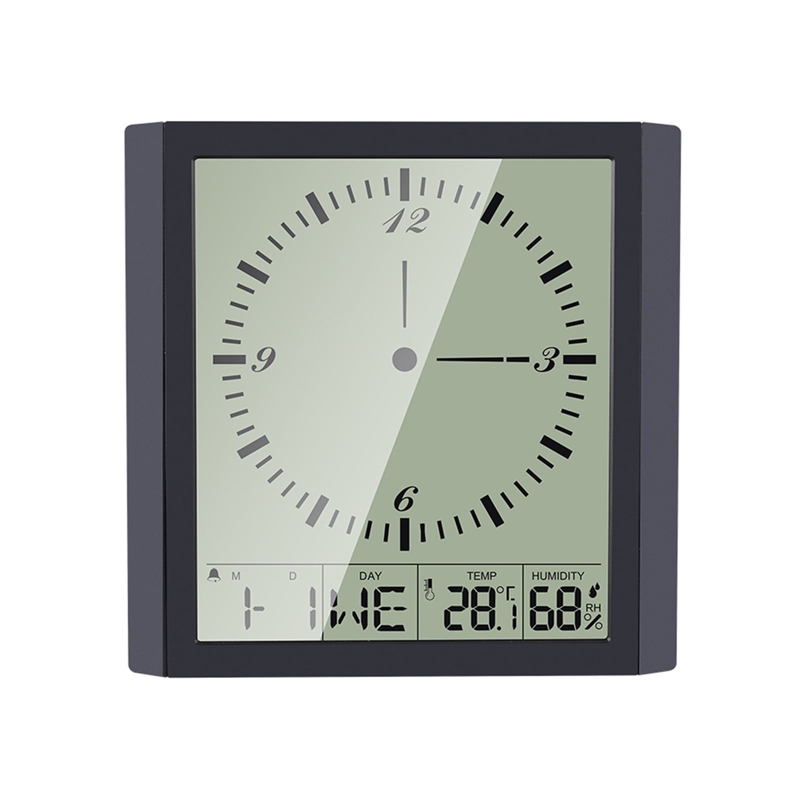 Digital Alarm Clock with E-ink Screen, Precise Multi-Functional Digital ...