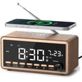 Digital Alarm Clocks Radio for Bedrooms,FM Radio & White Noise Sound ...