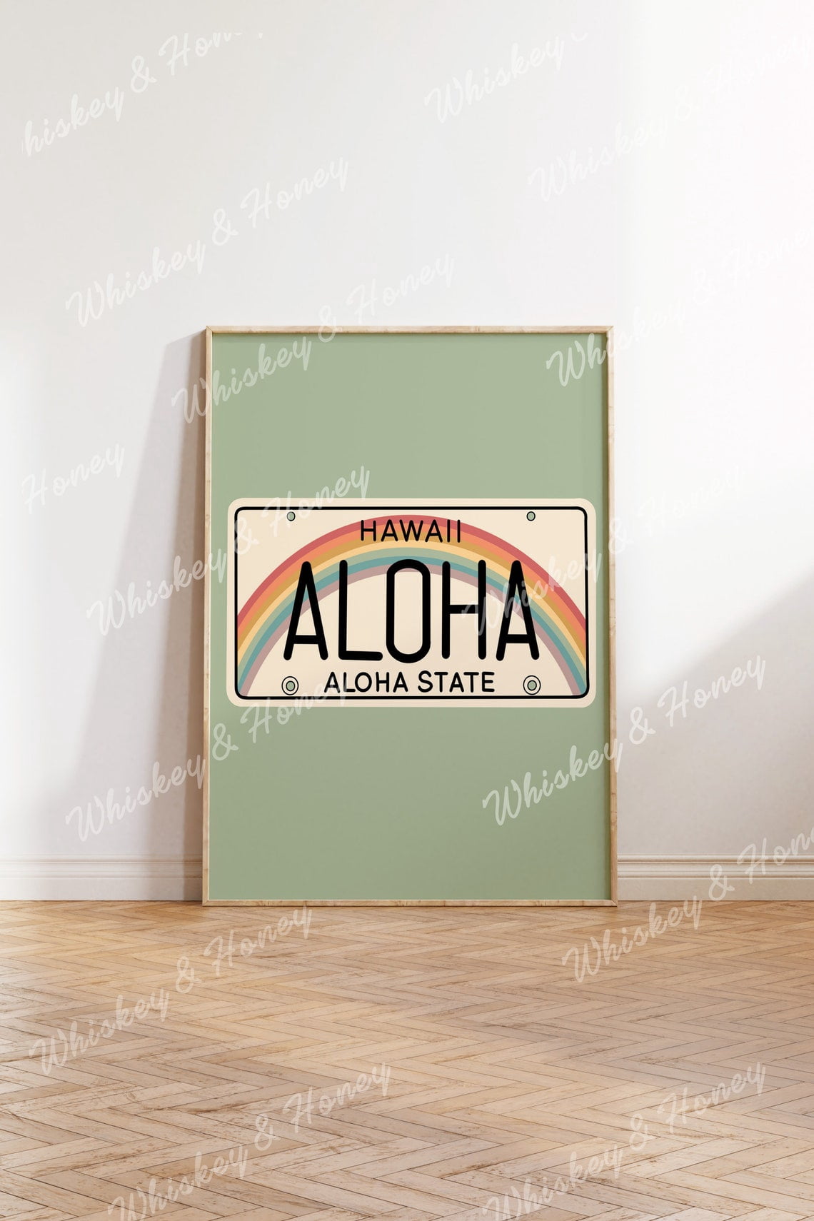Digital, Aloha Art Print, Hawaii Art Print, Trendy Wall Art, Beachy ...