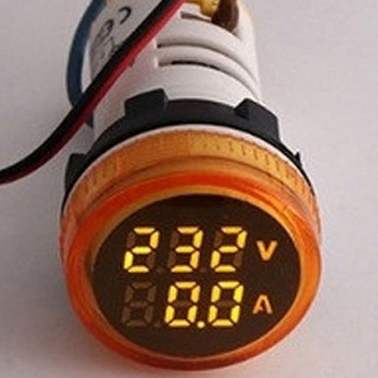 Digital Ammeter Voltmeter Voltage Current Meter AC 50-500V 0-100A LED ...