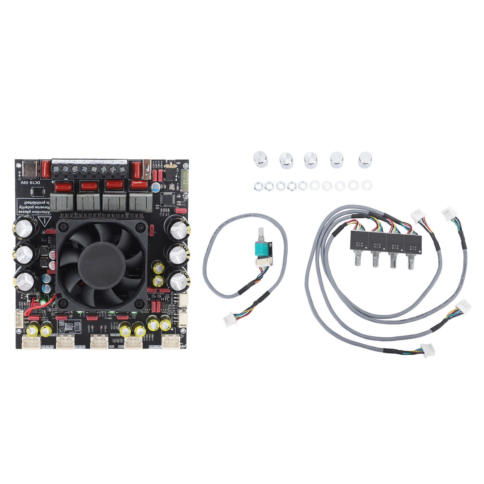 Digital Amplifier Board Bluetooth Audio Stereo Subwoofer 2x300W and ...