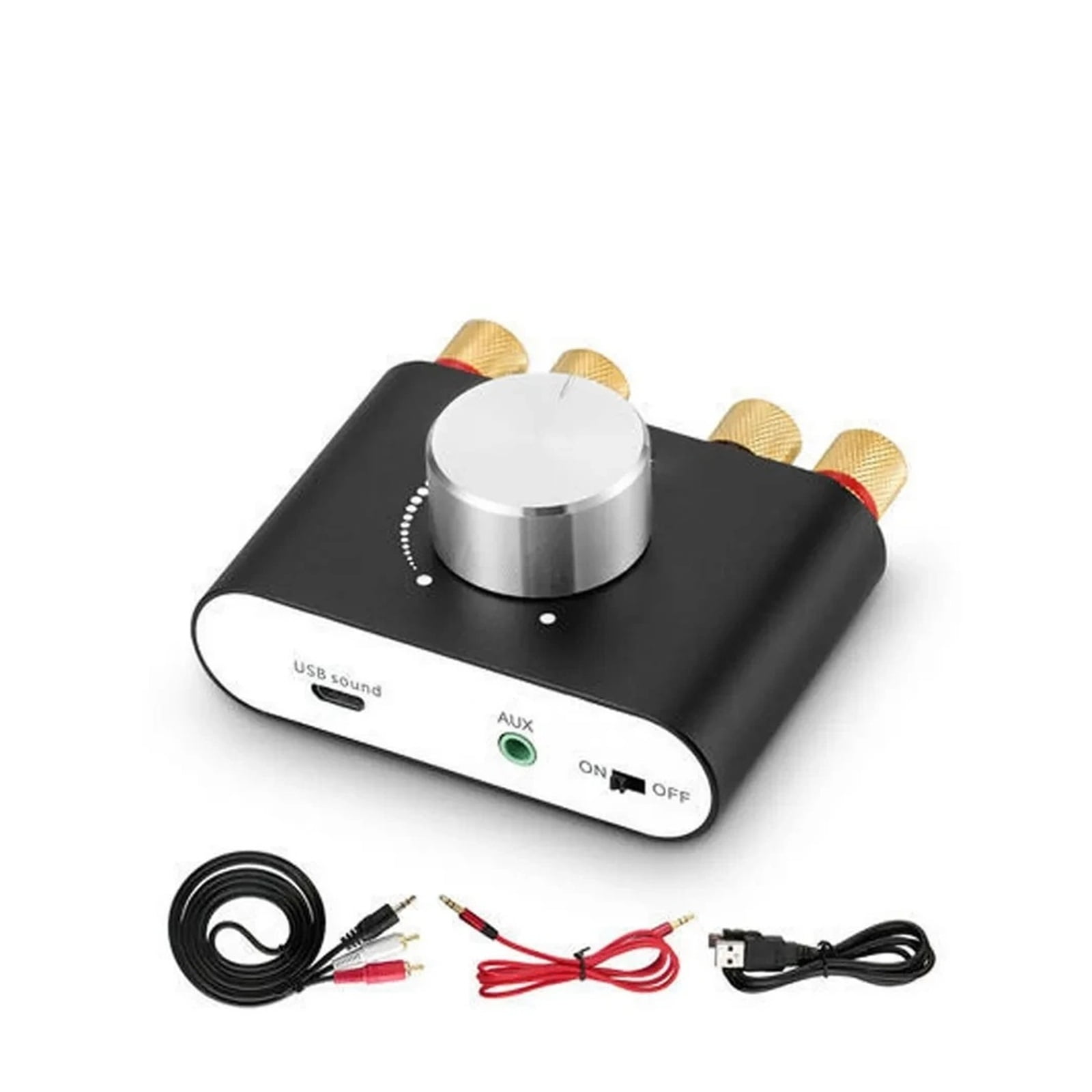 Digital Amplifier HiFi Sound Amplifier Receiver Bluetooth 5.0 Car Mini ...