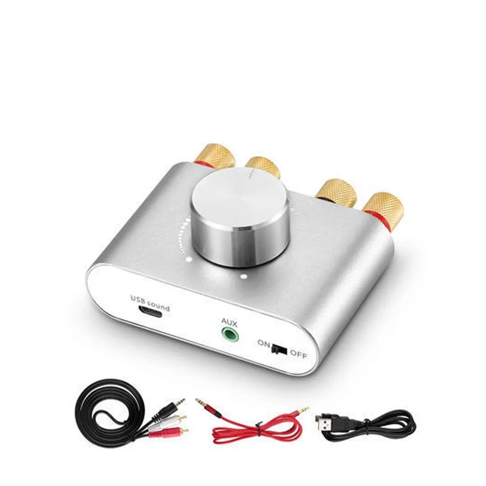 Digital Amplifier HiFi Sound Amplifier Receiver Bluetooth 5.0 Car Mini ...