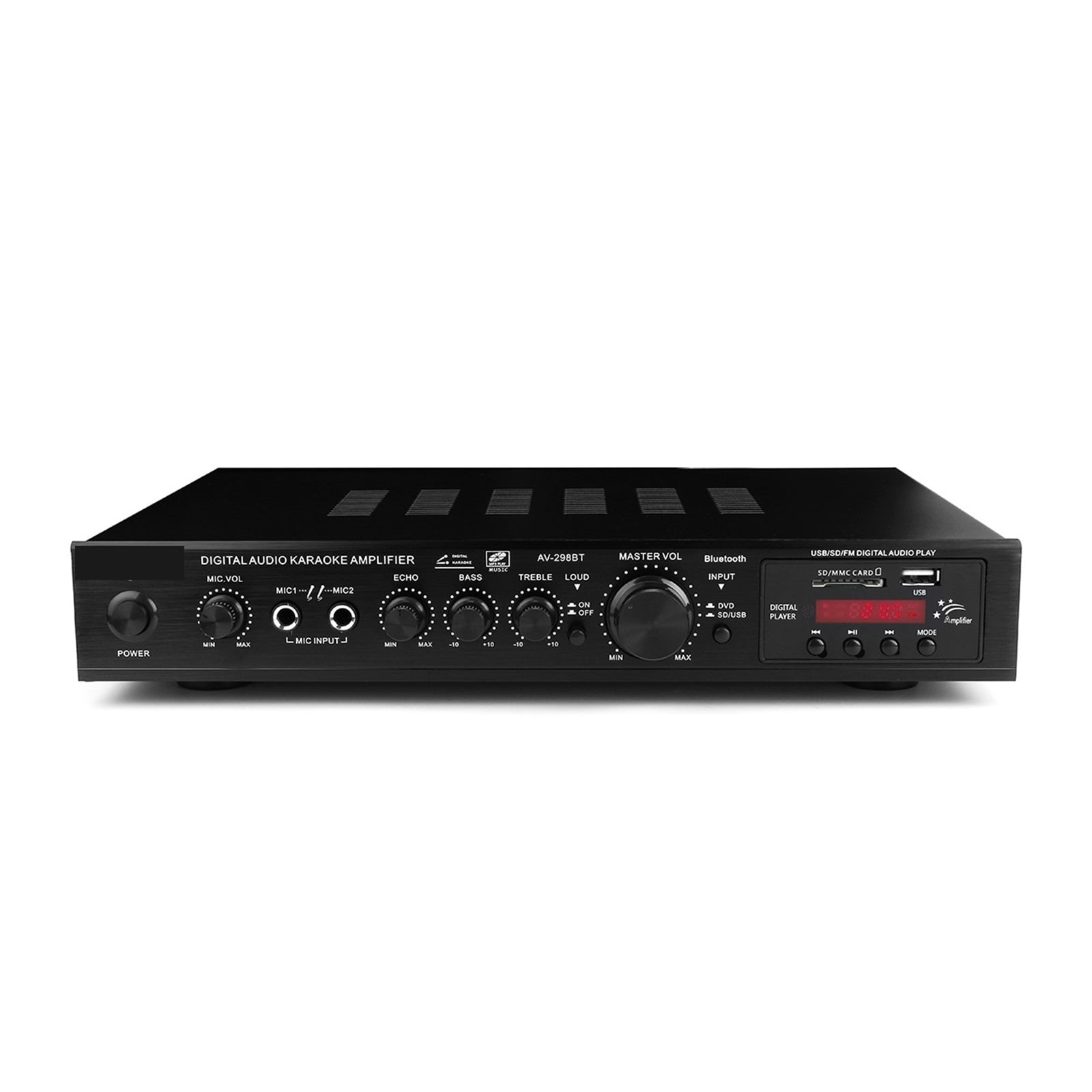 Digital Amplifier Stereo LED USB AV Power Surround 298BT High ...