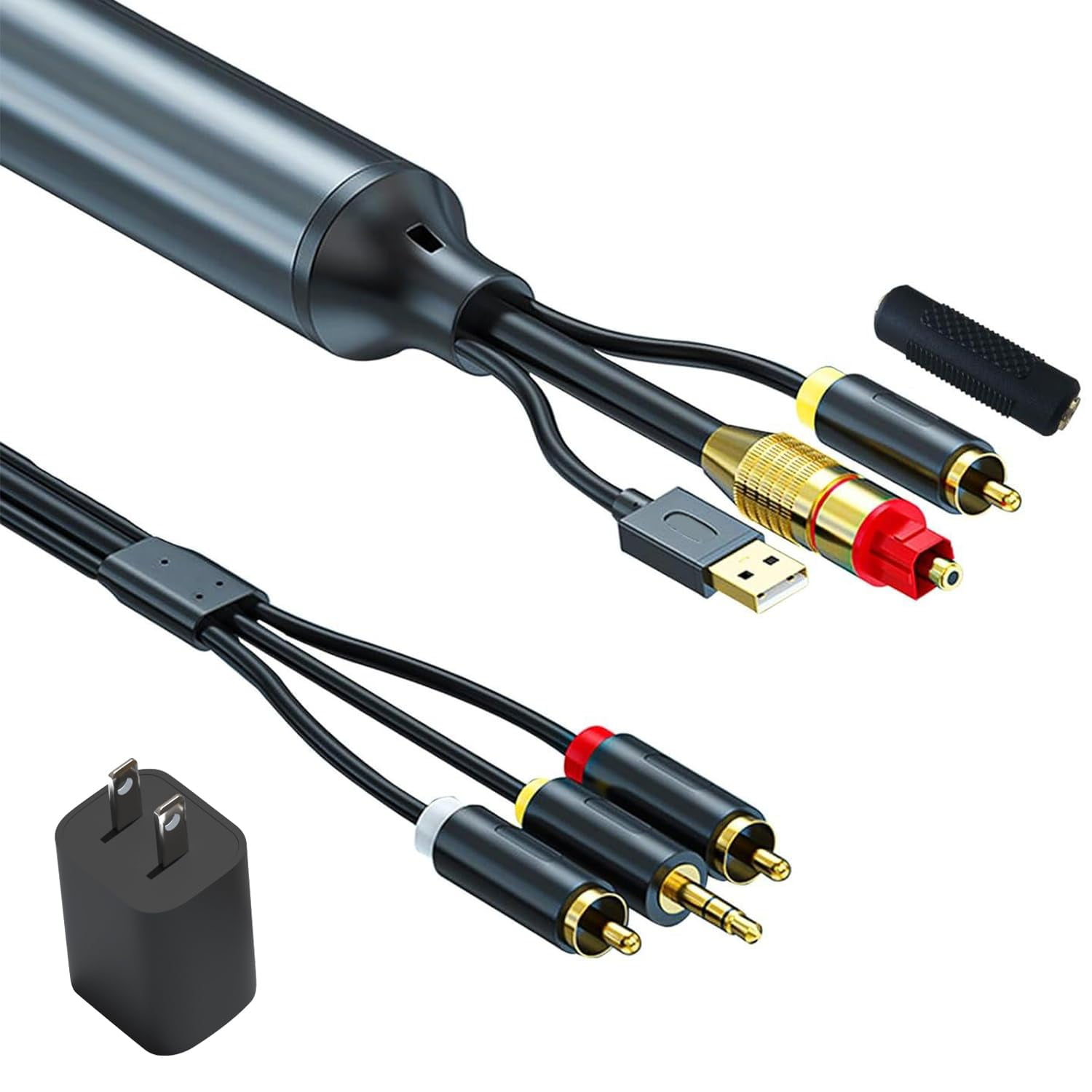 Digital to Analog Audio Converter Cable,DAC Digital Optical Coxial to ...