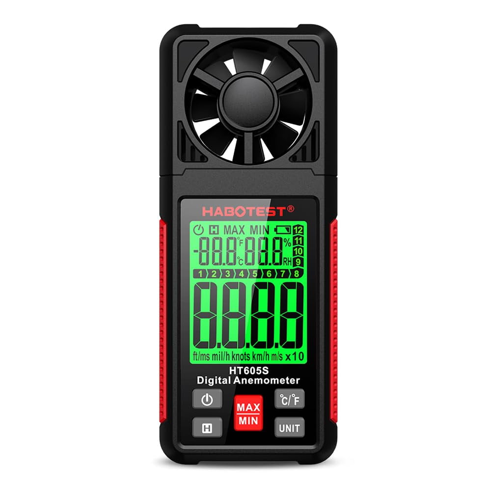 Digital Anemometer HT605S Digital Anemometer 0-12 Beaufort Scale ...