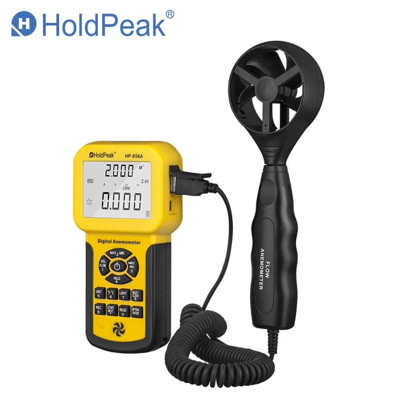 Digital Anemometer Handheld Wind Speed Meter 856A Wind Speed ...