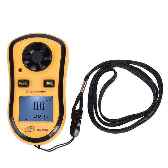 Digital Anemometer,Portable LCD Display Digital Anemometer Wind Speed ...