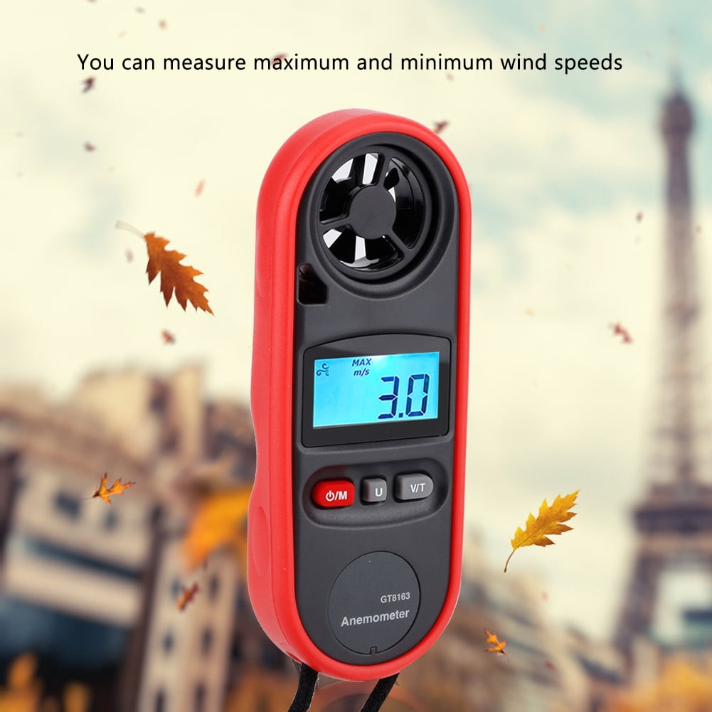 Digital Anemometer With Wind Thermometer: Compact, Accurate, Easy To ...