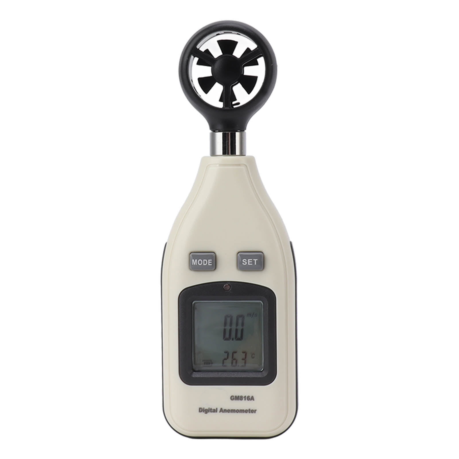 Digital Anemometer with LCD Display Wind Speed and Temperature Meter ...