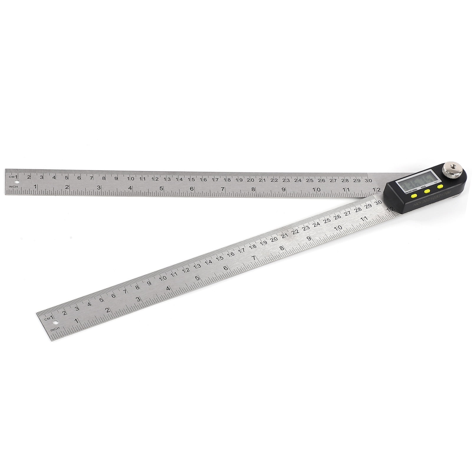 Digital Angle Finder LED Display Stainless Steel Metric Imperial 360 ...