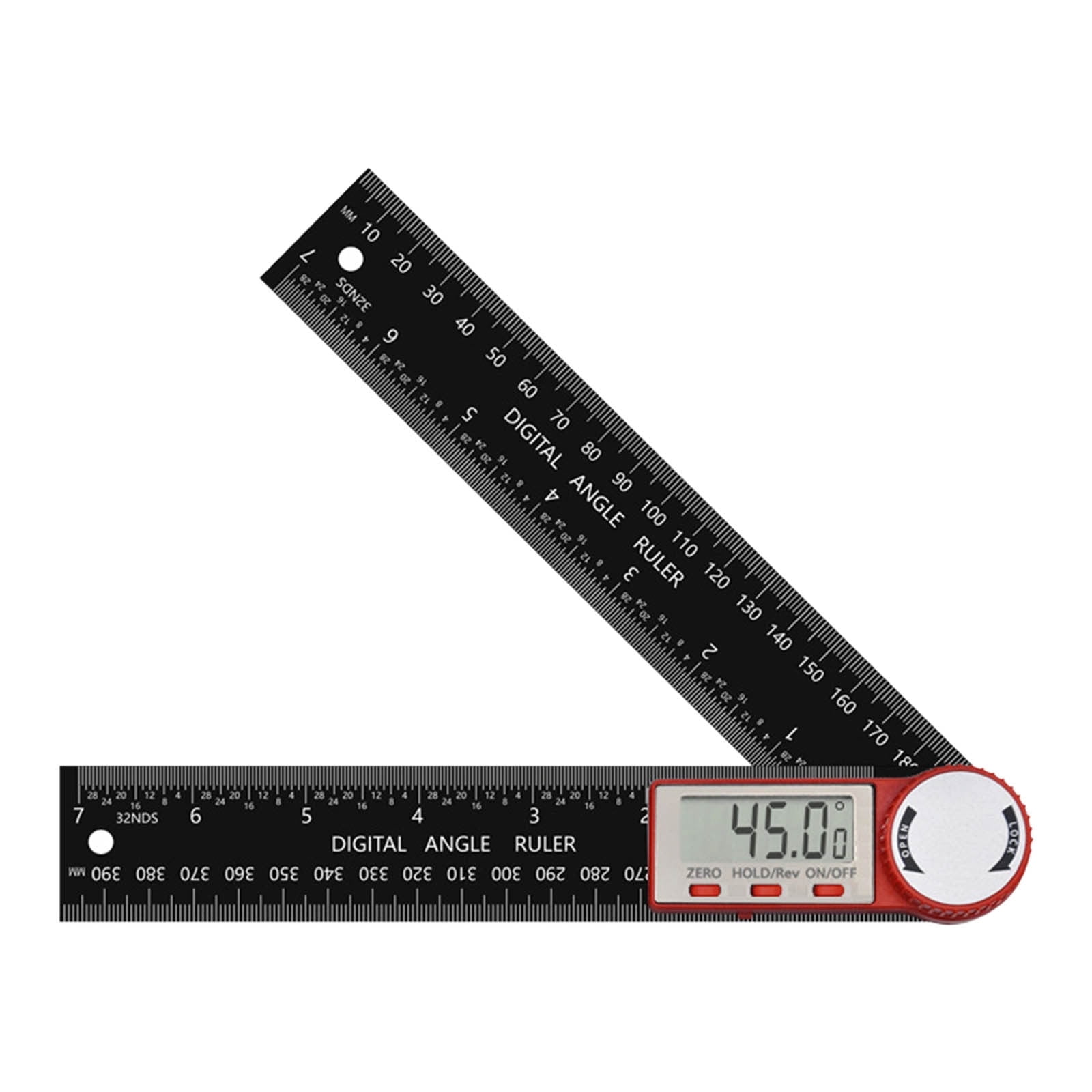 Digital Angle Finder Protractor, 7inch 200mm Angle Gauge Professional ...