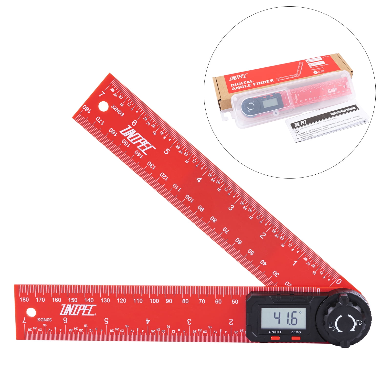 Digital Angle Finder Protractor, Angle Finder Ruler, 7inch 200mm 7inch ...