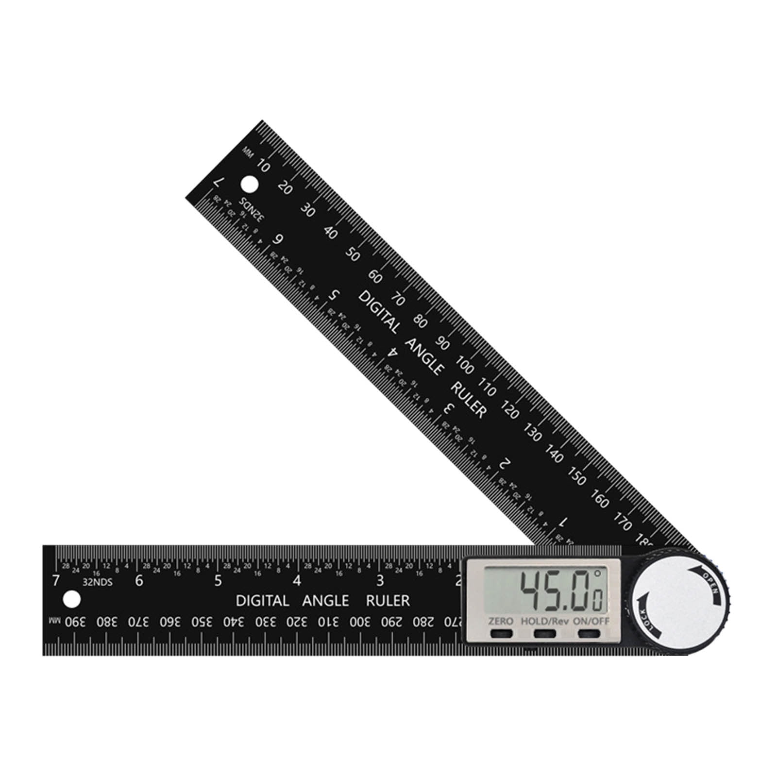 Digital Angle Finder Protractor with LCD Screen Locking Knob Plastic ...