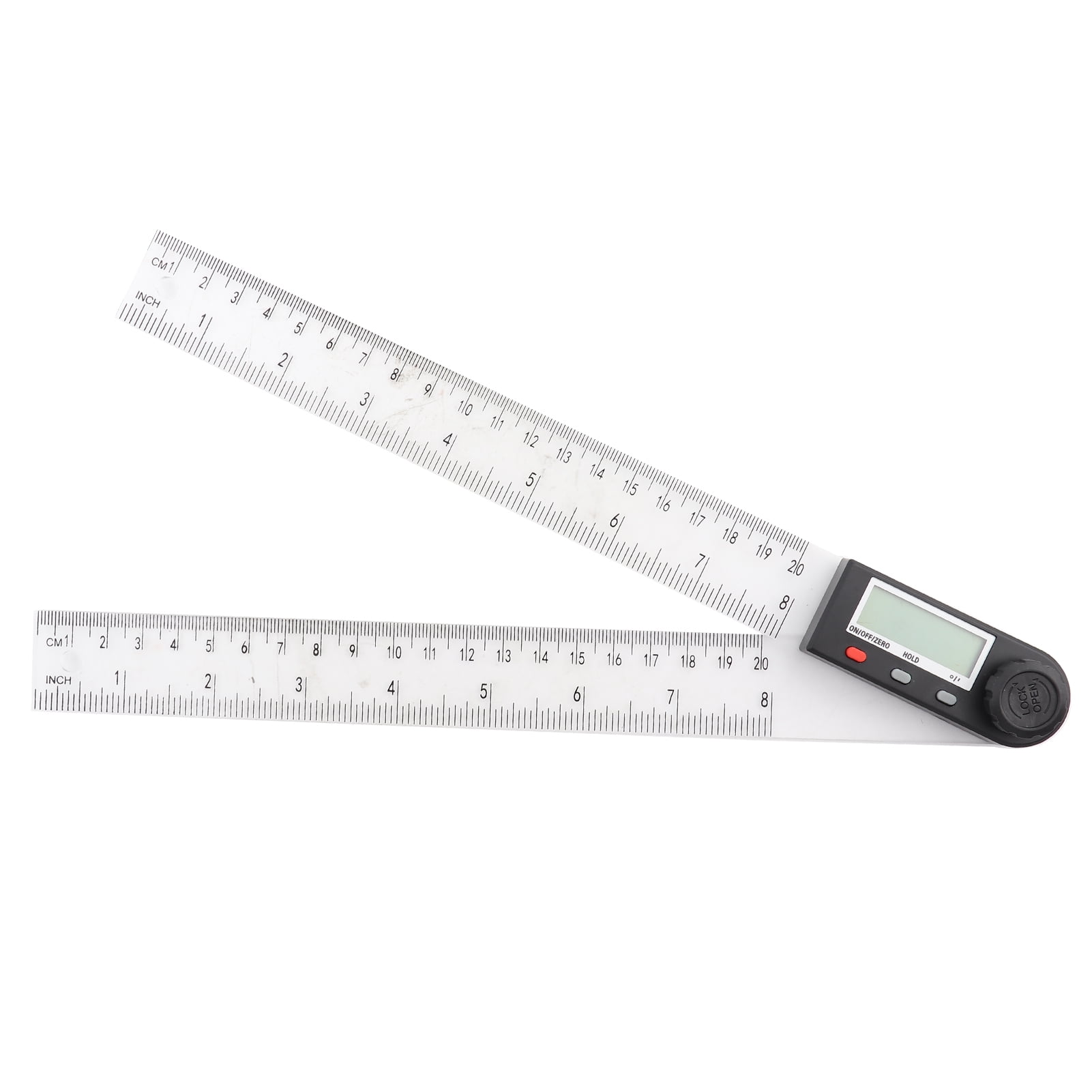 Digital Angle Finder with Zero Setting, Ruler and Protractor ...