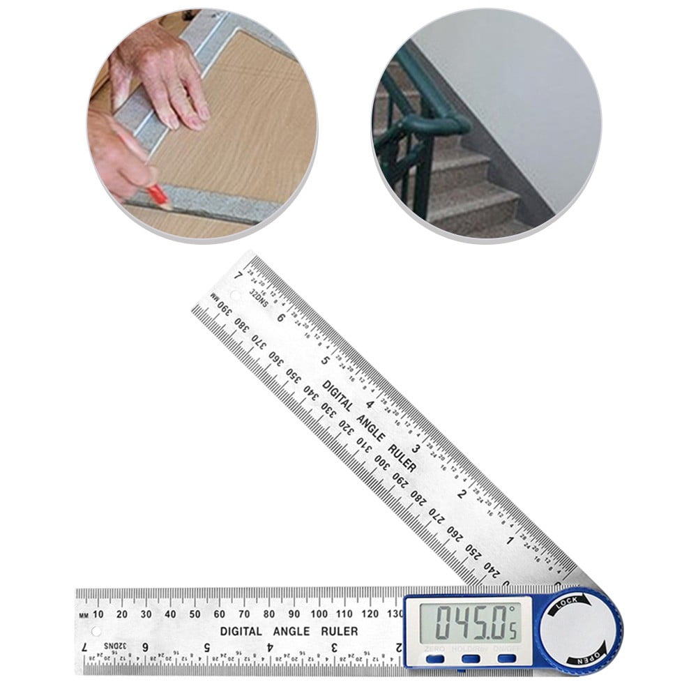 Digital Angle ruler 360 degrees Protractor Measurement Tool Measuring ...