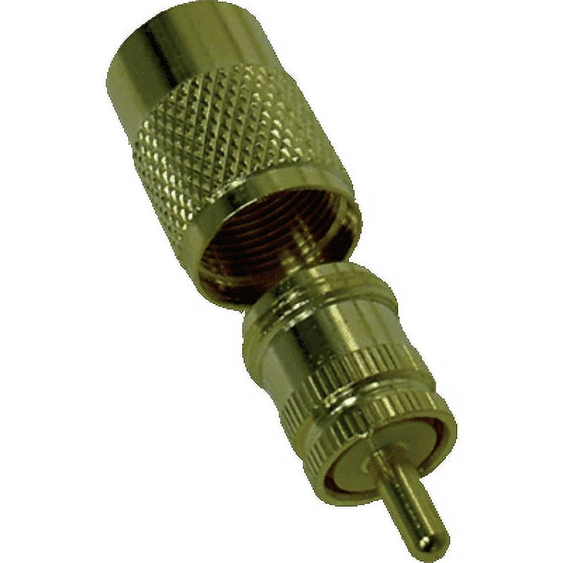 Digital Antenna DA645G Gold Mini-UHF Male to UHF Male Adapter - Walmart ...