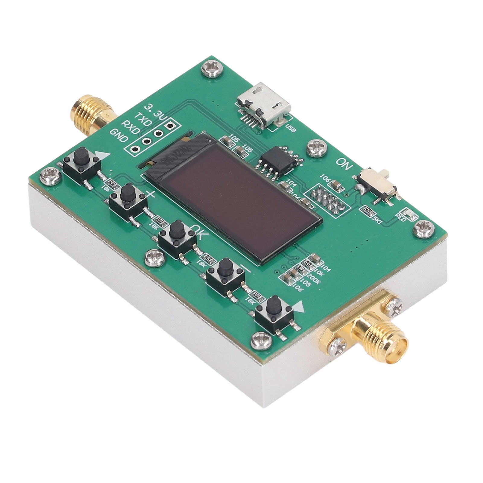 Digital Attenuator 6G RF Programmable Module 30DB Stepping 0.25DB Organic Light Emitting Diode ...