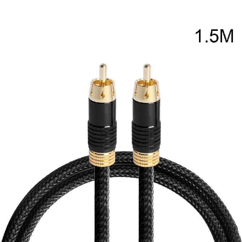 Digital Audio Coaxial Cable RCA Male to Male SPDIF Digital Stereo Cord ...