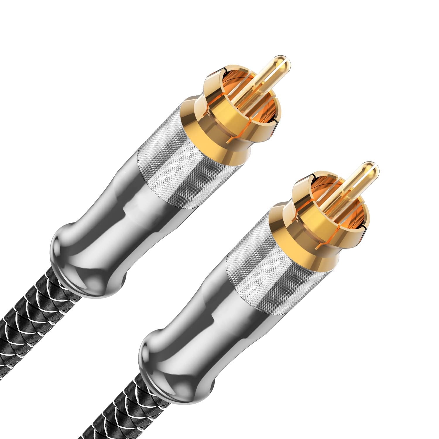 Digital Audio Coaxial RCA/SPDIF Cable for TV Soundbars, OFC, Gold ...