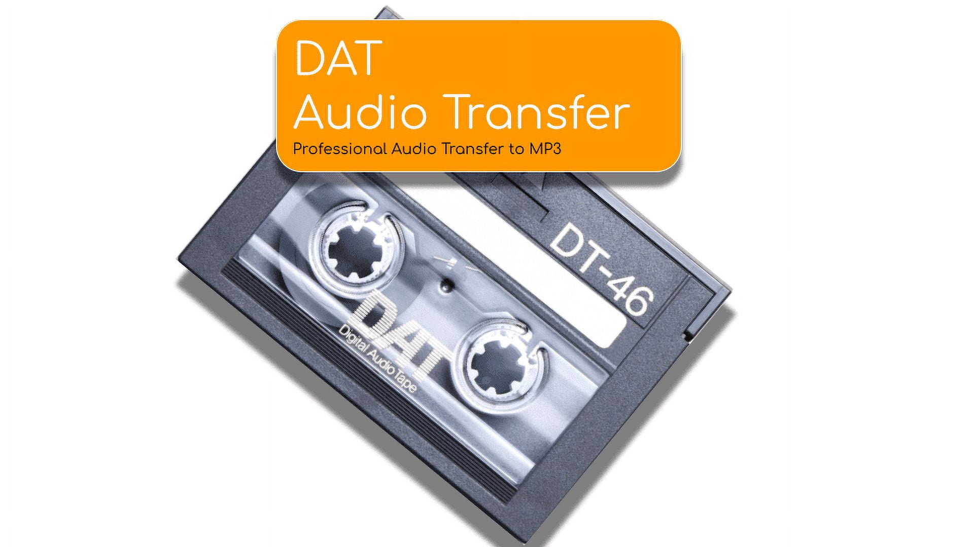 Digital Audio Tape (DAT) Transfer Service, Digitization to Digital MP3 ...
