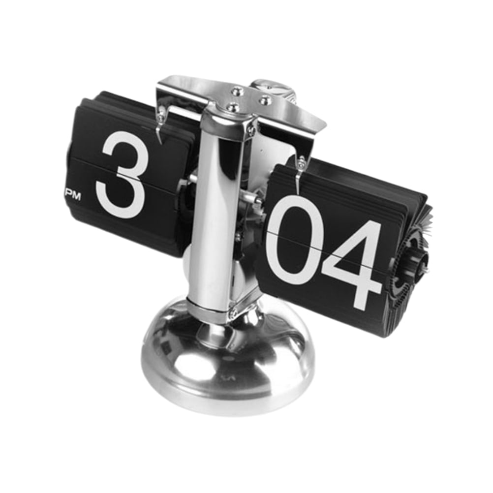 Digital Auto Mechanical Desk Clock Home Office Decor Black - Walmart.com