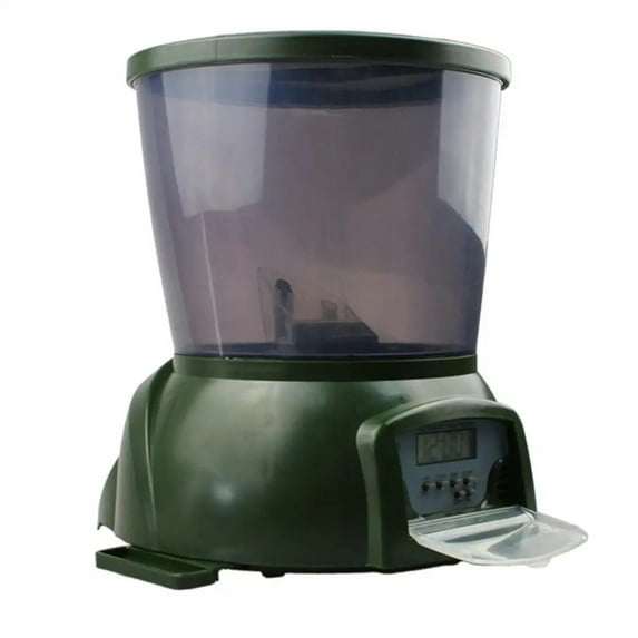 Digital Automatic Fish Feeder - Rechargeable Timer Fish Feeder Charger ...
