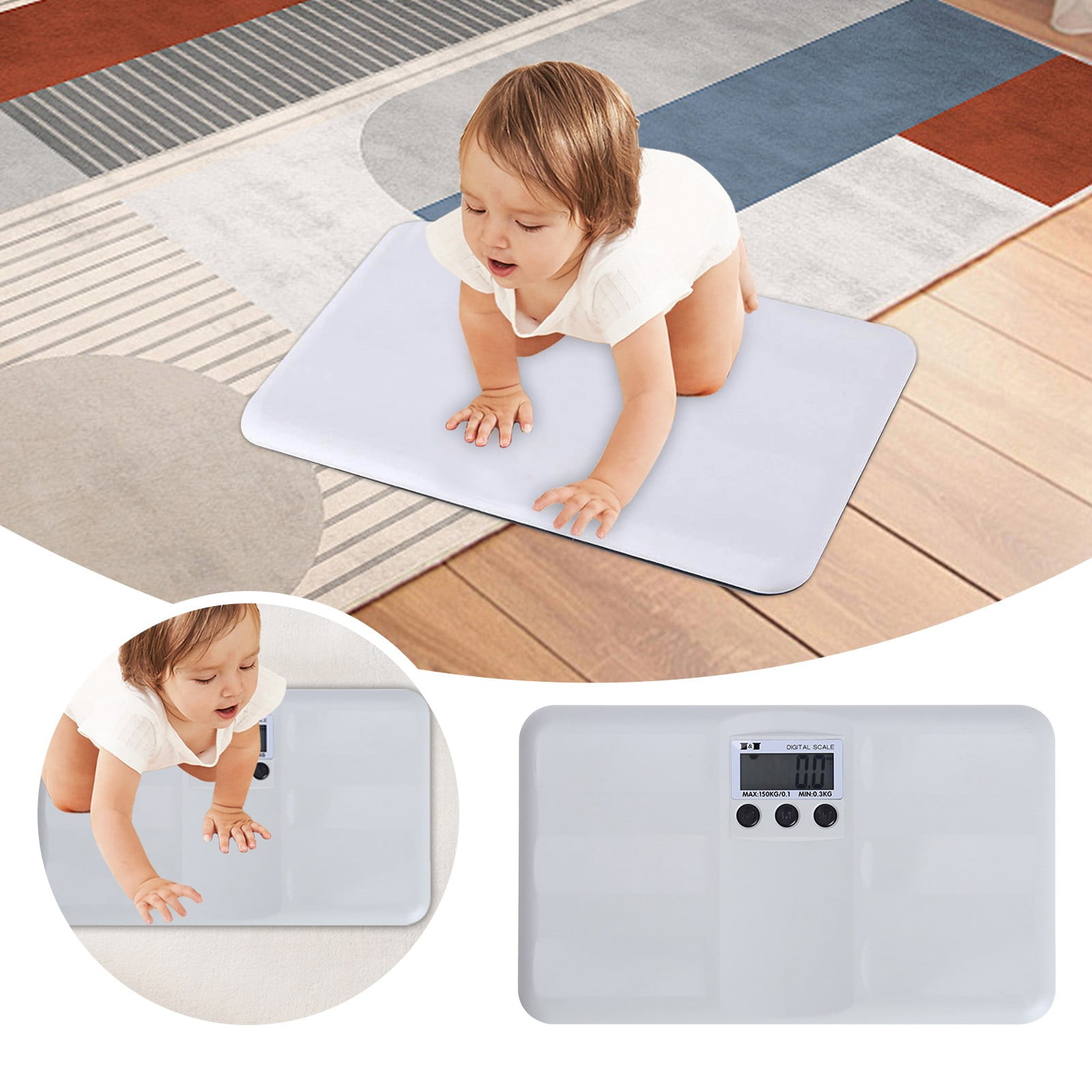Digital Baby Scale Scale for Weighing in Pounds Ounces Kilograms up to ...
