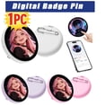 Digital Badge Pin,2-inch High-Definition Digital Pin,Customizable Photo ...