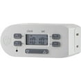 Digital Bar Outlet Timer, 1-Polarized Timer Outlet, 4 Programmable ON ...