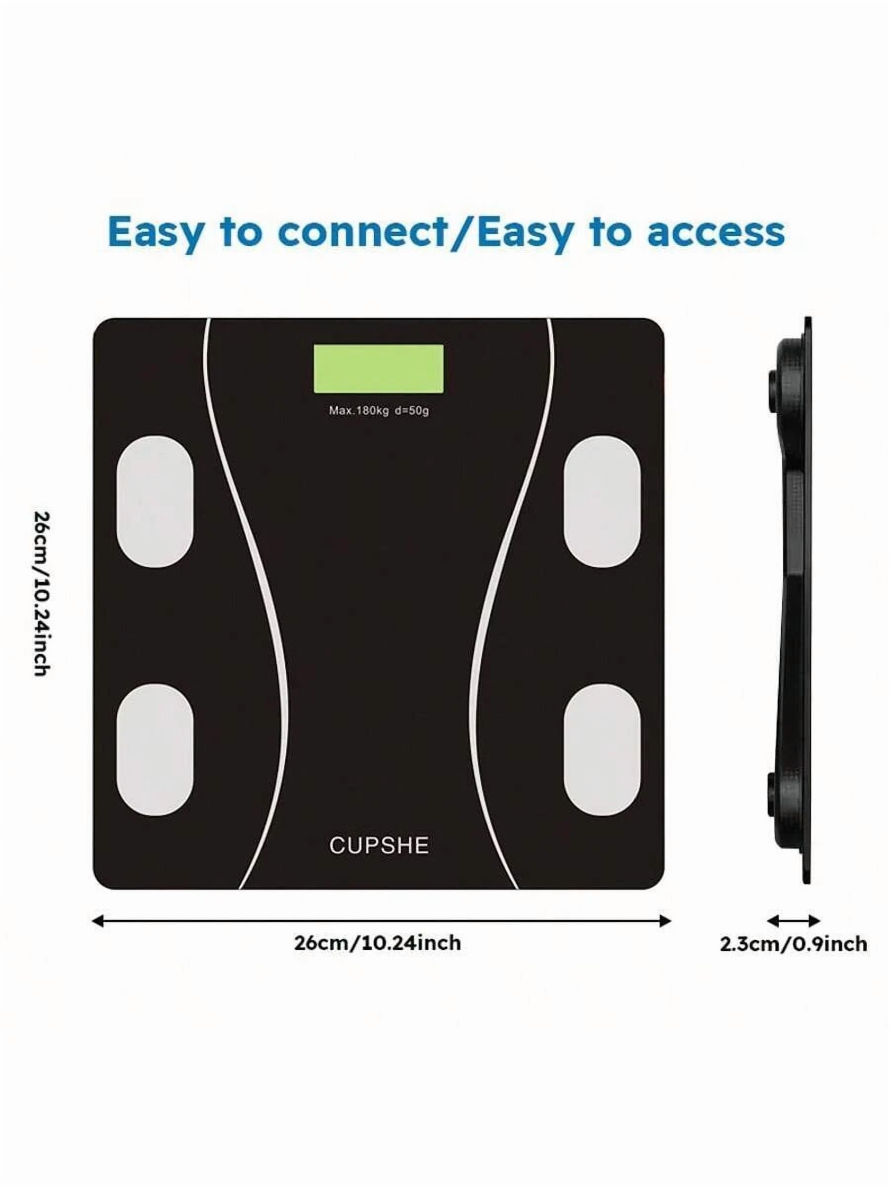 Digital Bathroom Scale | 396-Pound High-Precision Electronic Weighing ...